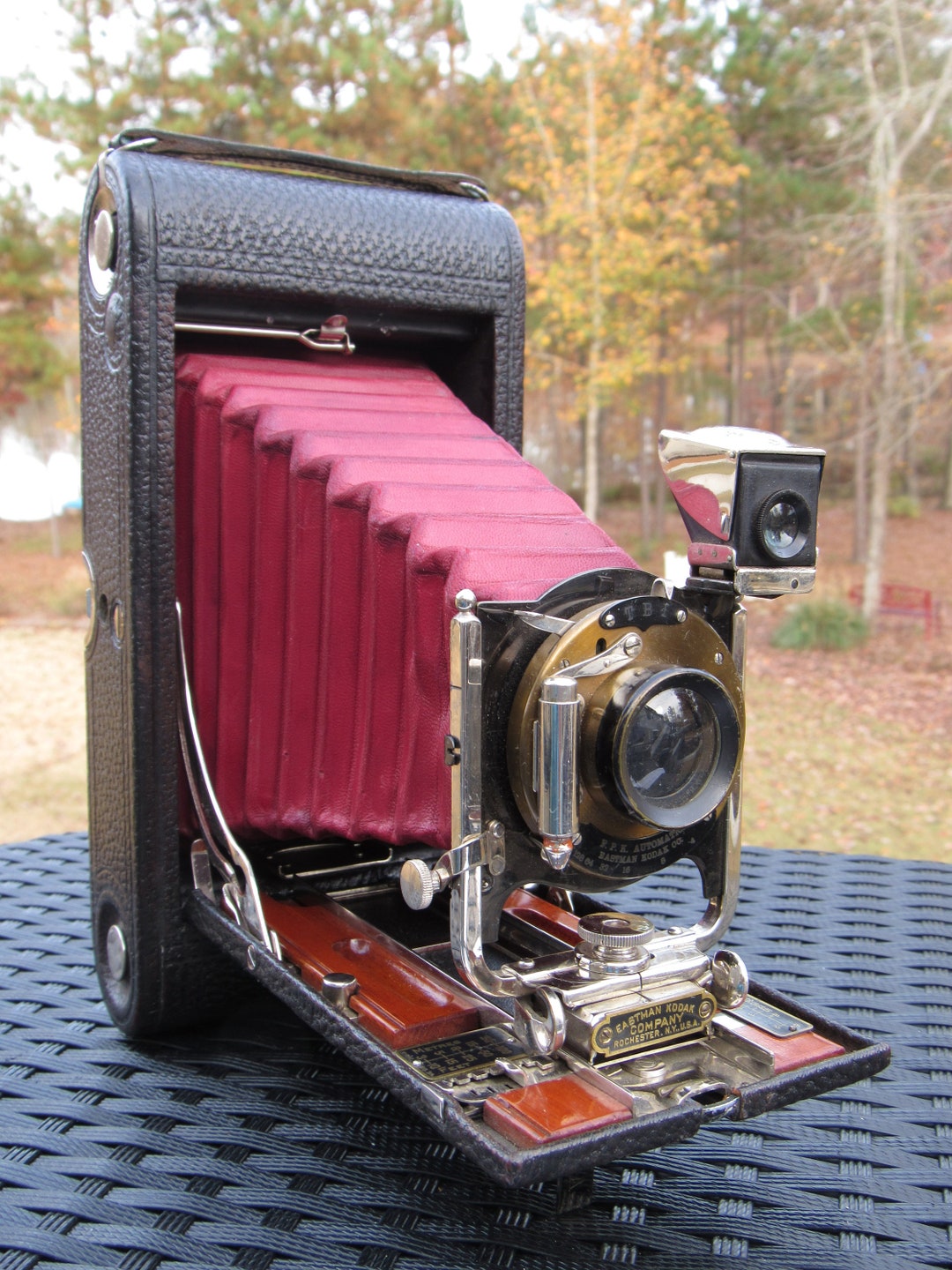 1906 No. 3A Folding Pocket Kodak Model B-3 Camera W/ Red - Etsy