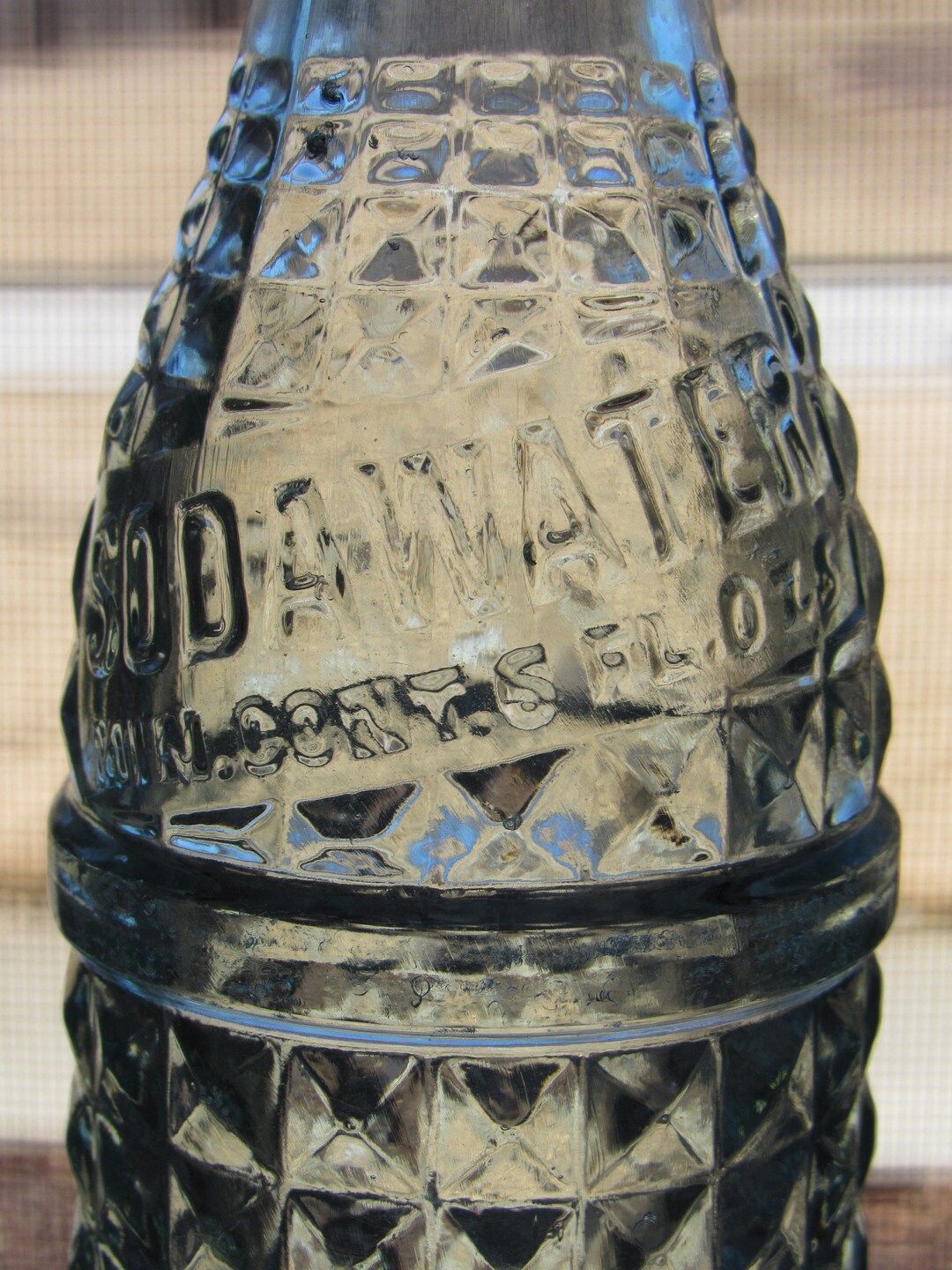 1920-1930's CHERO-COLA Soda Water Art Deco Bottle ASHEVILLE, N.C. Pat'd ...