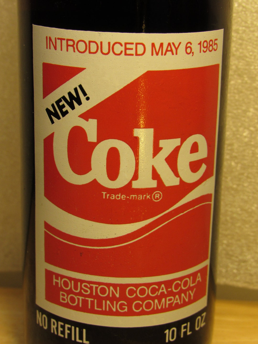 1985 new Coke Coca Cola 10 Oz. Bottle FULL on - Etsy