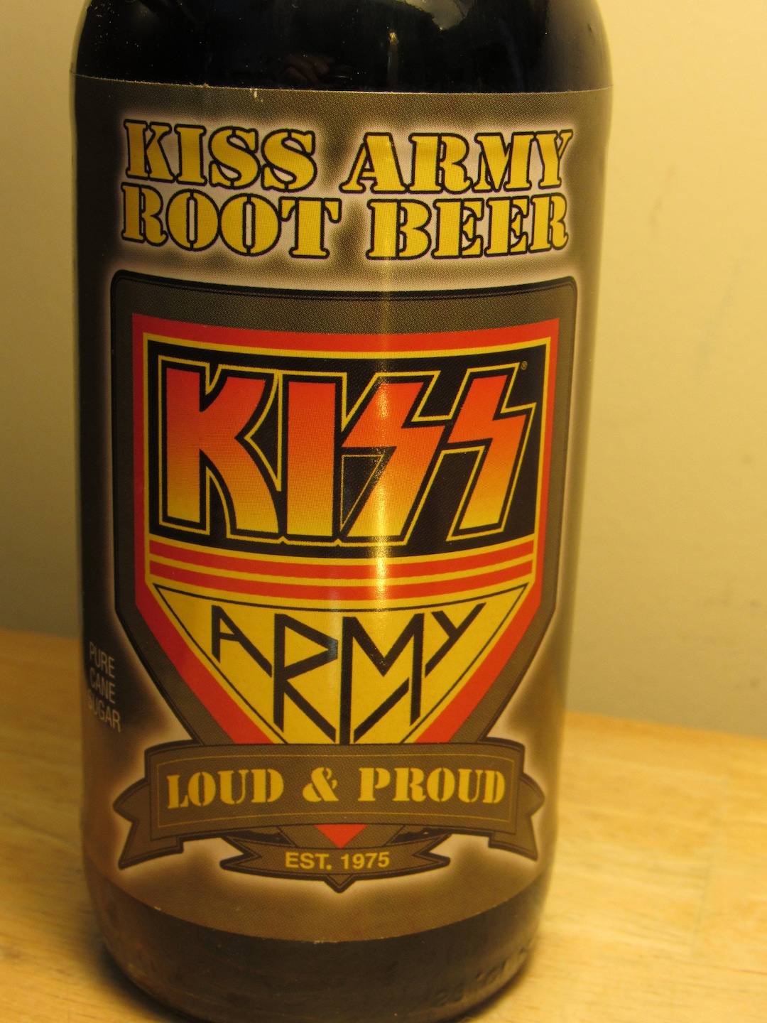 KISS ARMY Root Beer Rocket Fizz Soda Bottle loud and - Etsy