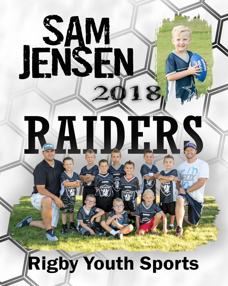 8x10 MEMORY MATE - Sports Team and Individual Composite - Horizontal ...