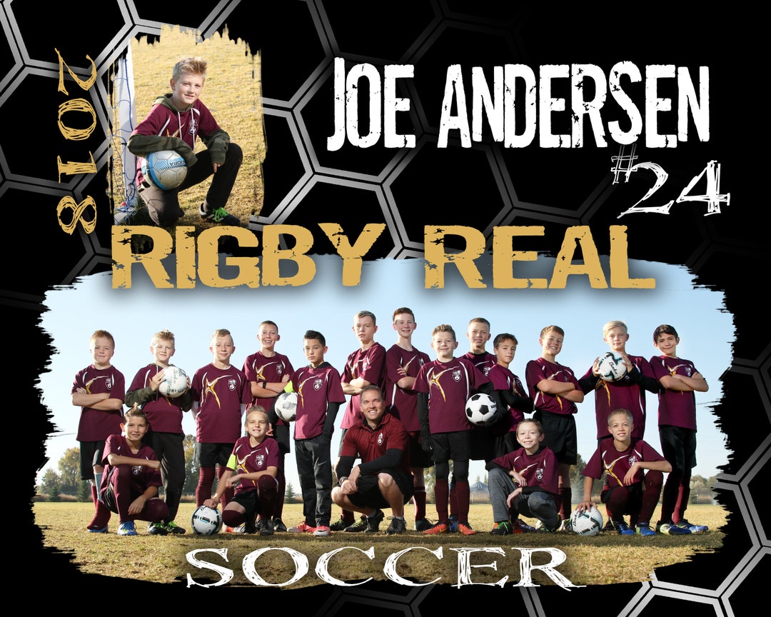 8x10 MEMORY MATE - Sports Team and Individual Composite - Horizontal ...