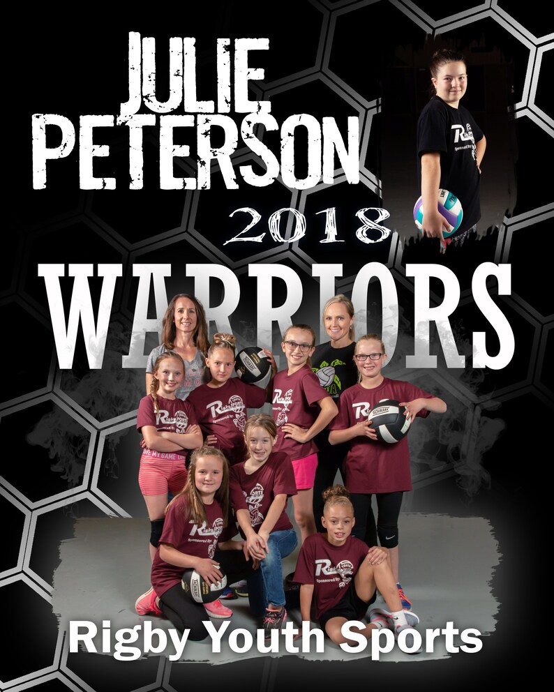 8x10 MEMORY MATE - Sports Team and Individual Composite - Horizontal ...