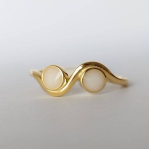 DIY Double Embrace Breastmilk Ring | Sterling Silver | Yellow Gold ...