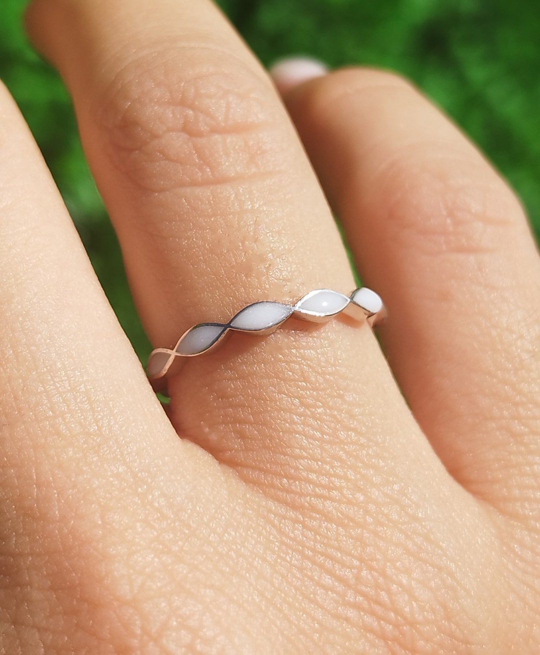 DIY Eternal Breastmilk Ring Band | 925 Silver Ring | Stackable ...