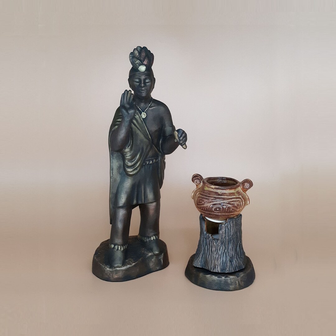 Taino Chief cacique Oil Burner - Etsy