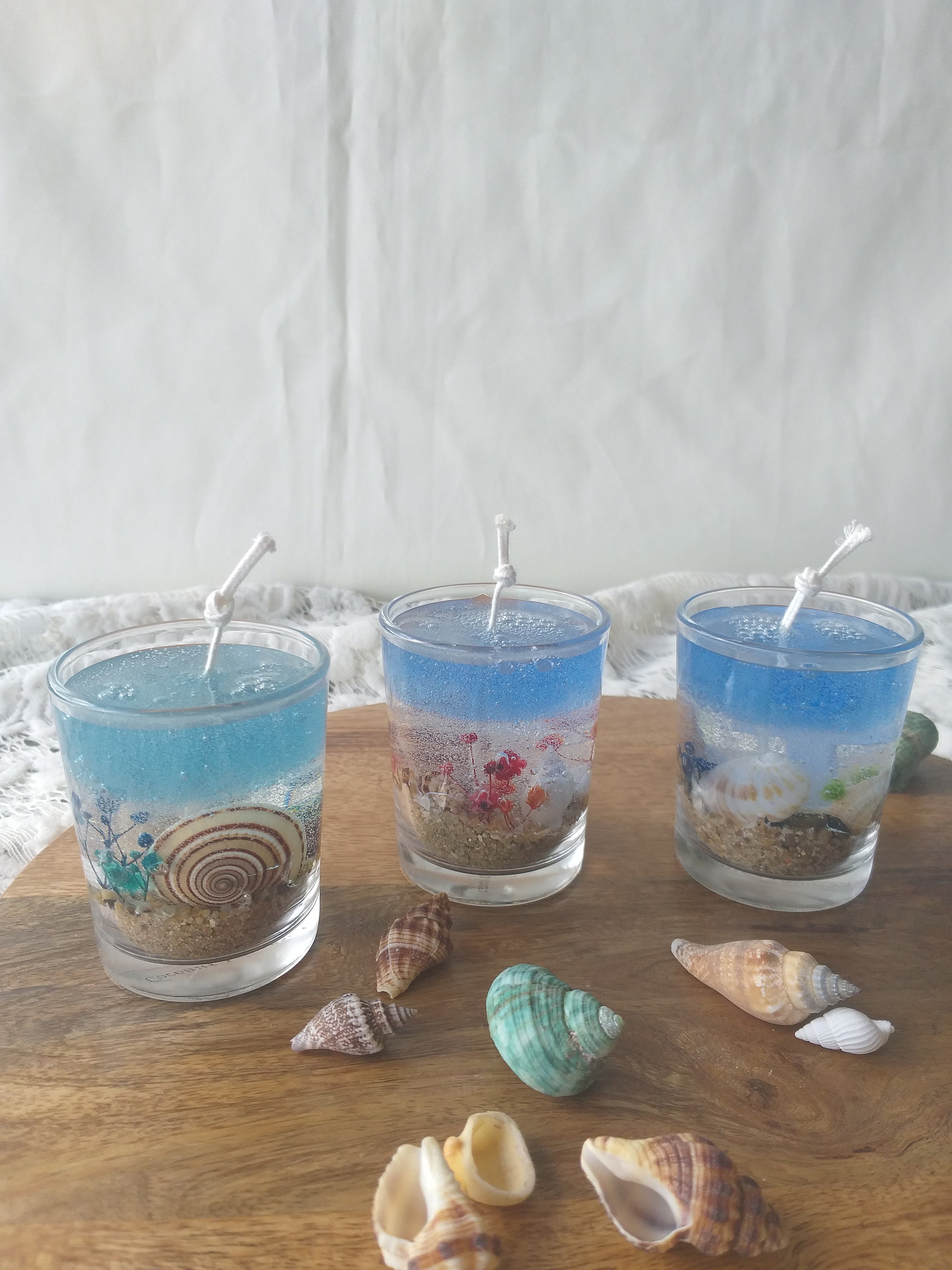 Mini ocean candles 3packs tropical scents pack - Etsy.de