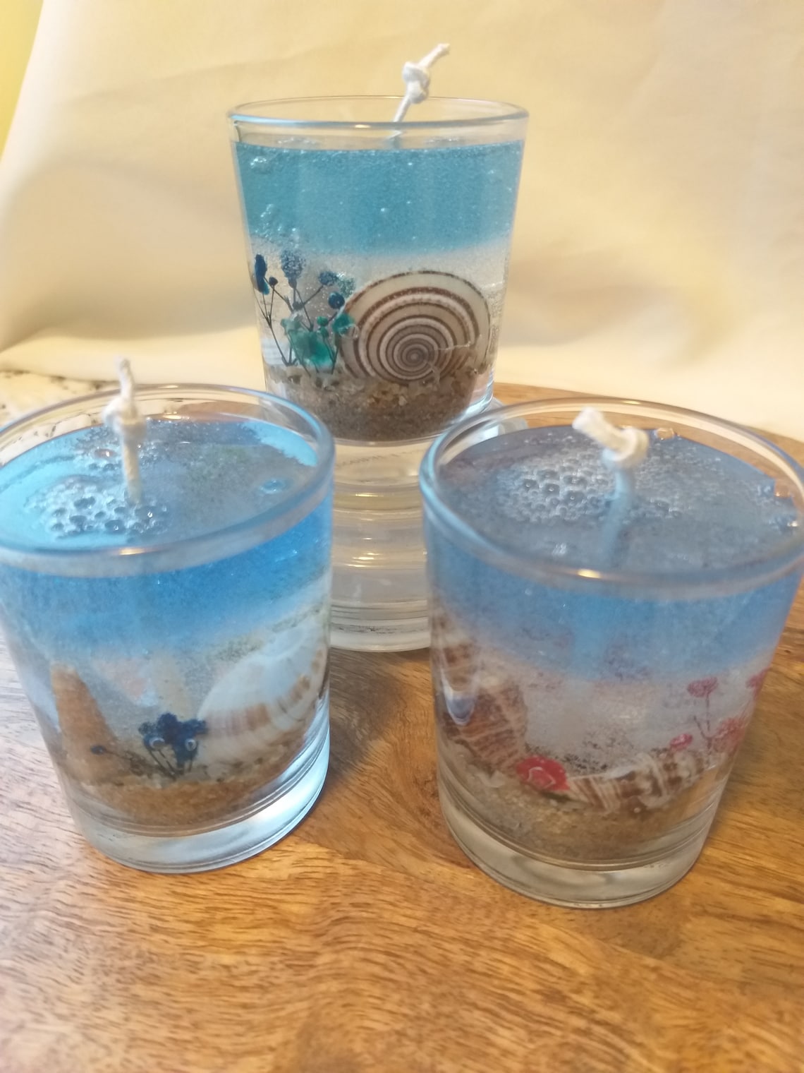 Mini Ocean Candles 3packs Tropical Scents Pack - Etsy