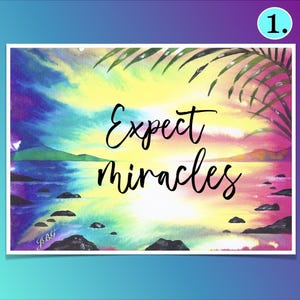 Expect a MIRACLE Card, CUSTOM Note Card, Keep the Faith, Sending ...