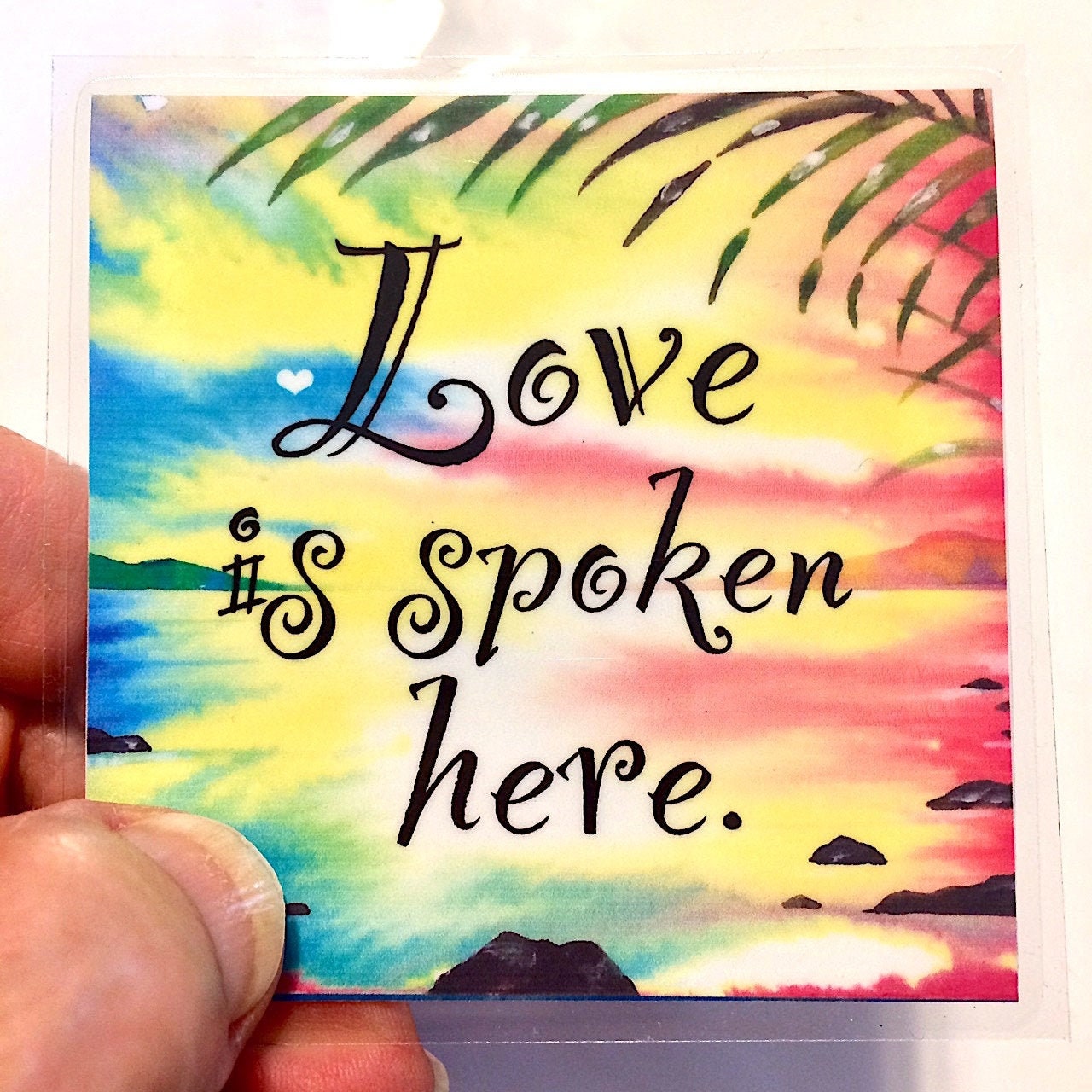 Spiritual Magnet, Fridge Magnet, inspirational quotes, The brush sings ...