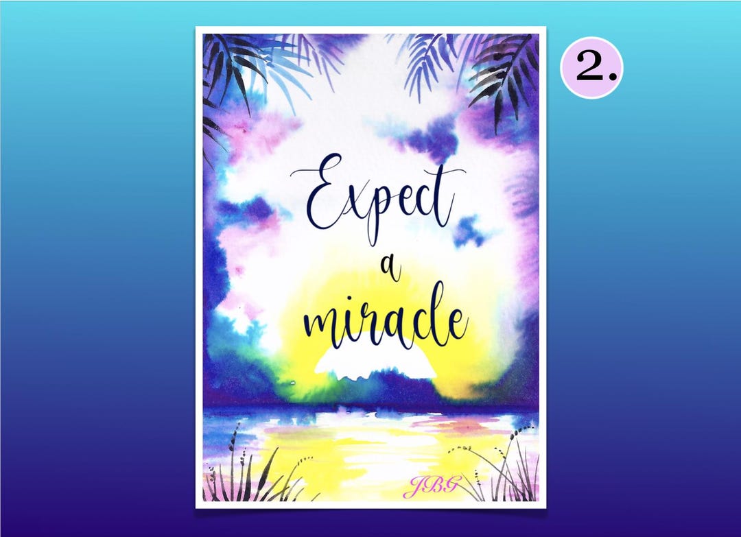 Expect a MIRACLE Card, CUSTOM Note Card, Keep the Faith, Sending ...