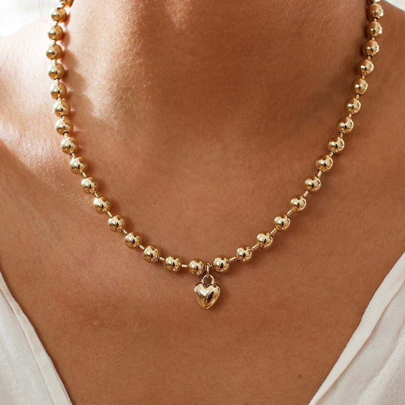 Ball Chain Necklace - Etsy