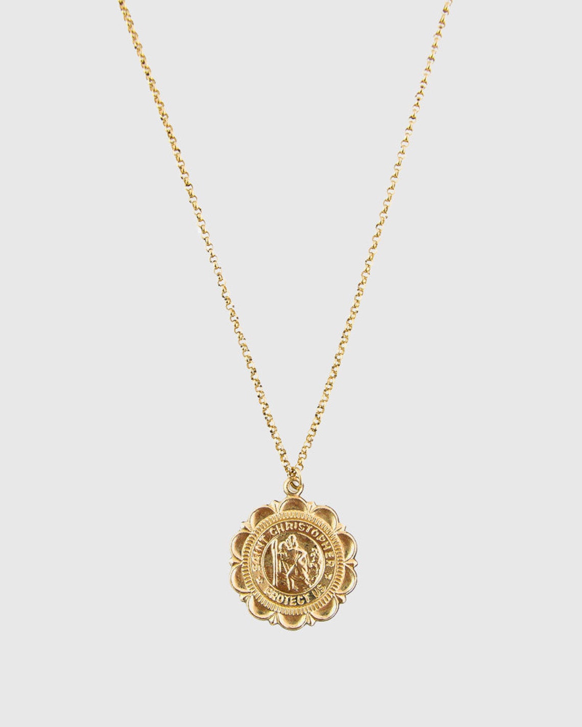 Gold Filled Necklace Gold Necklace Coin Necklace St - Etsy