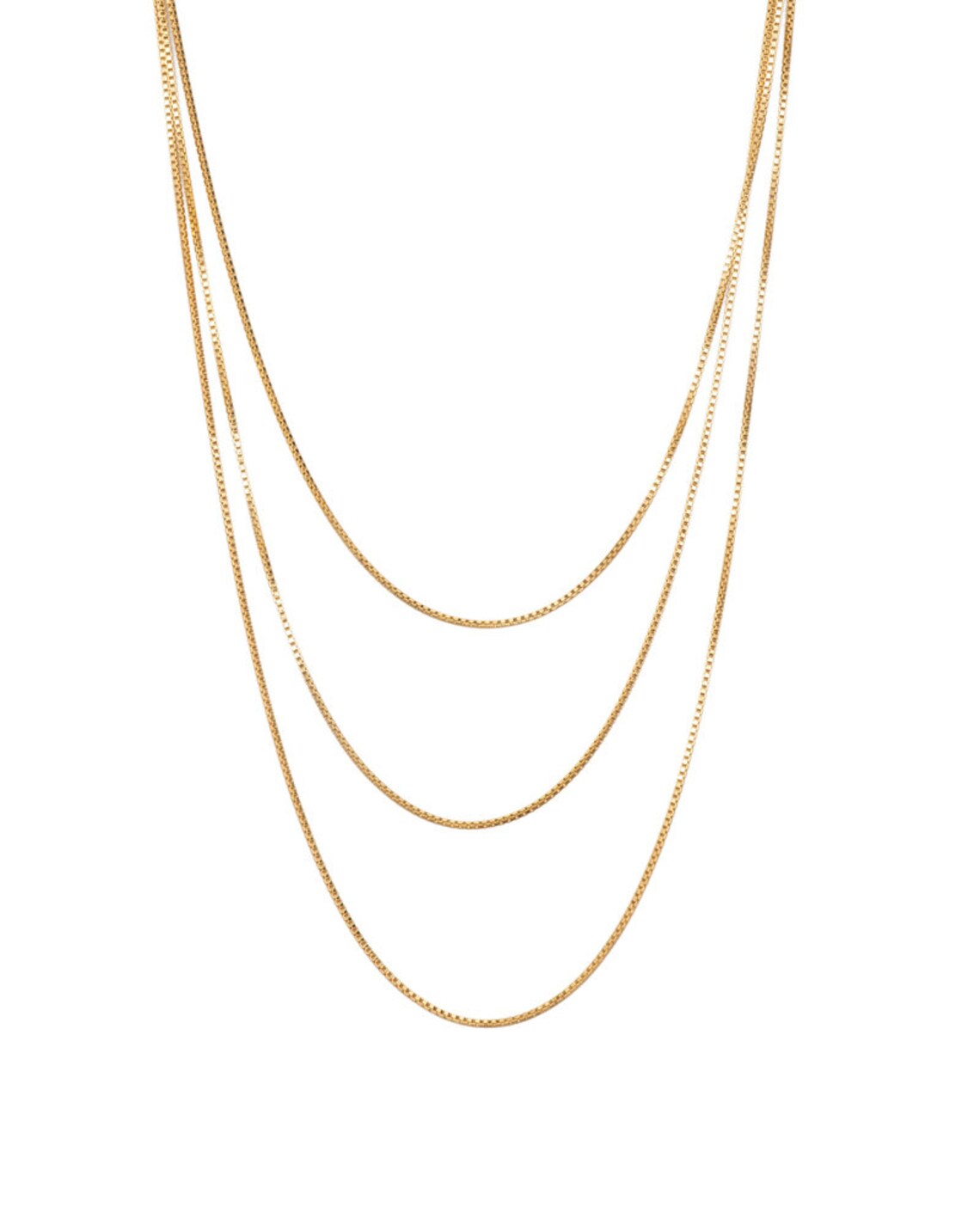 14k Gold Filled Box Chain Box Chain Box Chain Gold Necklace | Etsy