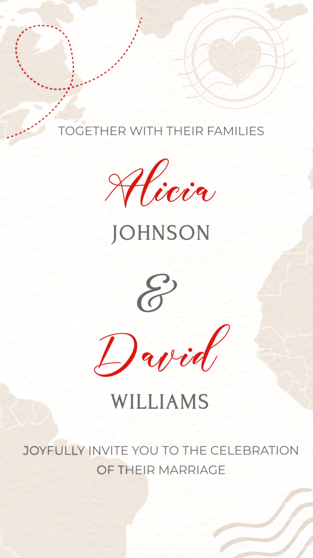 Destination Video Invite, Travel Theme Wedding Video Invitation, Save ...