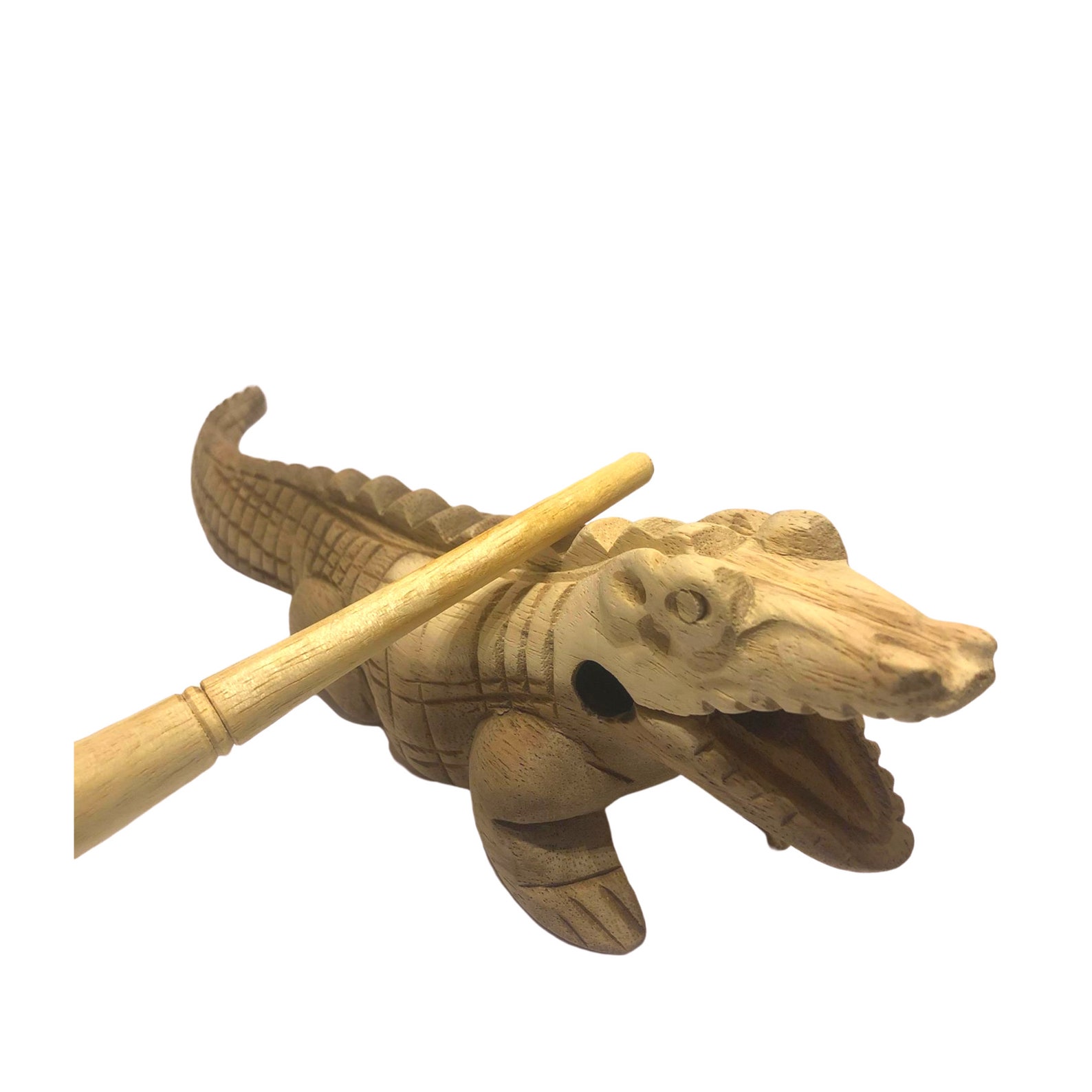 Wooden Alligator Toy Instrument / Alligator Lovers / Realistic - Etsy