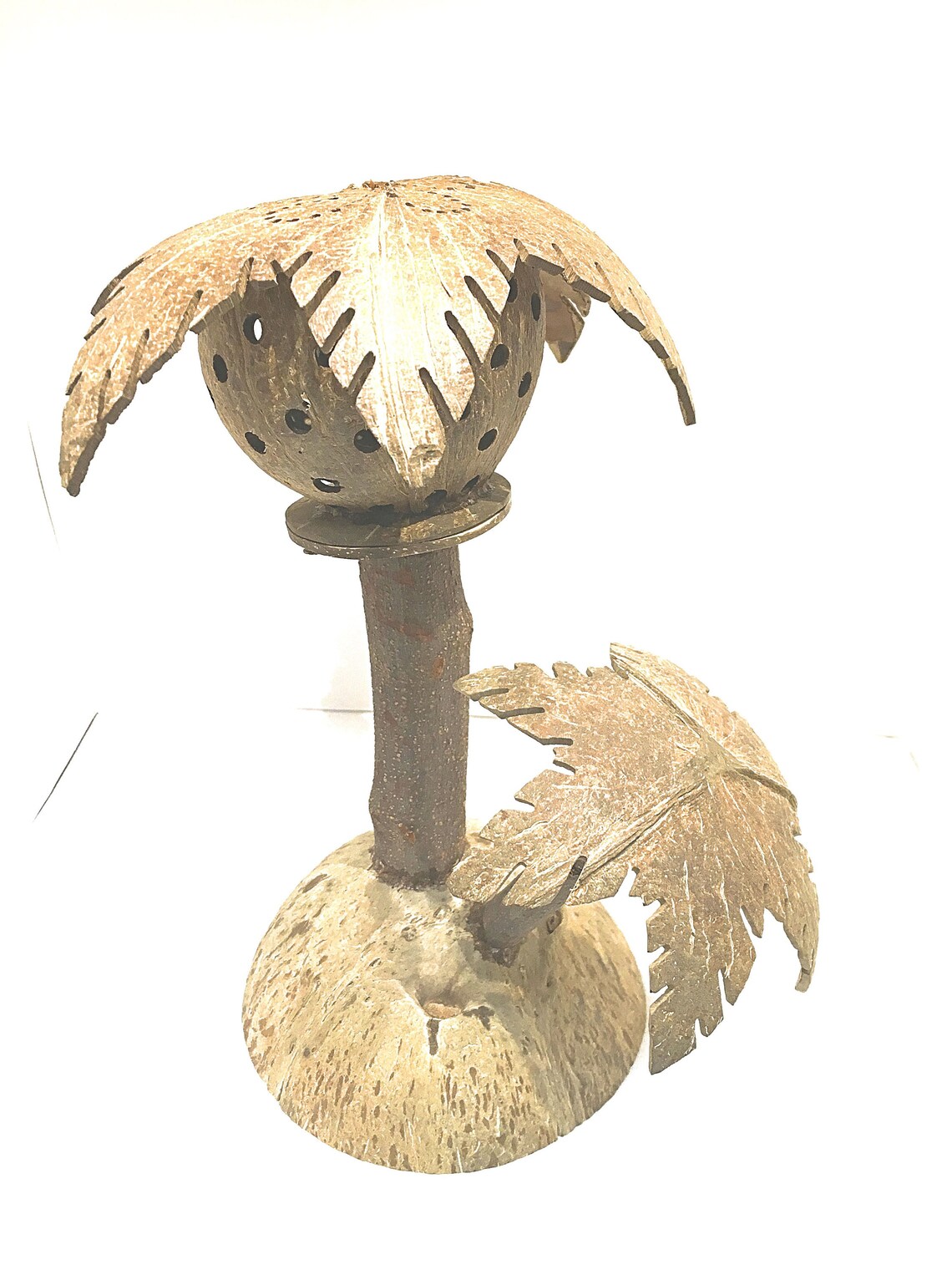 Coconut Wood Palm Tree/wooden Palm Tree/palm Tree - Etsy