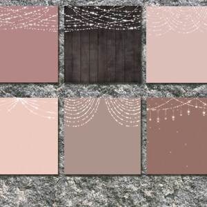 Digital Paper BLUSH FAIRY Lights,blush and Rose Gold Lights,blush ...