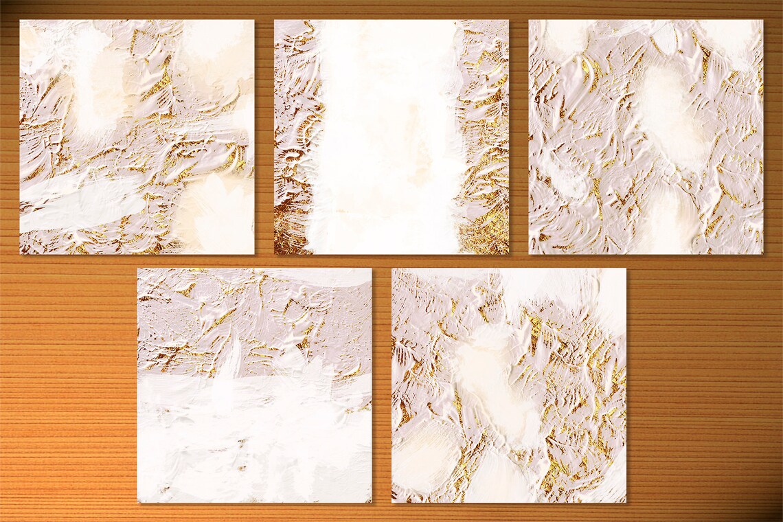 Digital Paper Pack BEIGE PAINT Collectionbeige Gold Painting | Etsy