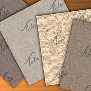 Digital Paper Pack NATURAL Linen,digital Texture Background,planner ...
