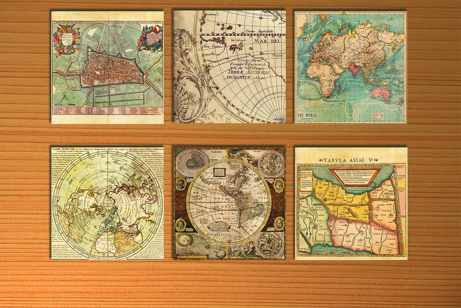 Digital Paper Pack ANTIQUE Maps,old Maps Pattern,planner Graphic ...