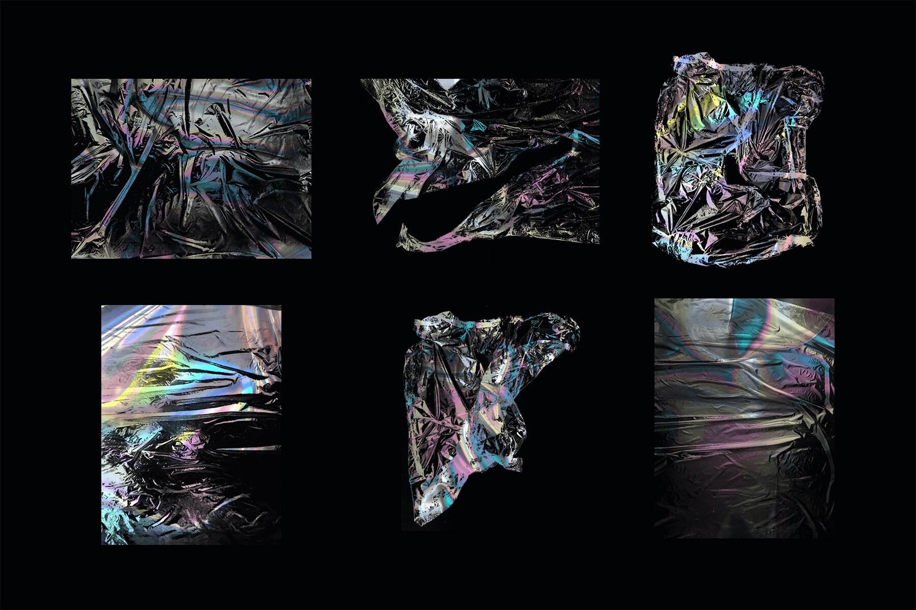 20 HOLOGRAPHIC PLASTIC WRAP Photoshop Overlays,plastic Texture Photo ...