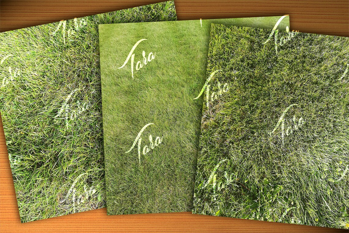 Digital Paper Pack GREEN Field,digital Grass Texture,green Grass ...