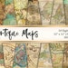 Digital Paper Pack ANTIQUE Maps,old Maps Pattern,planner Graphic ...