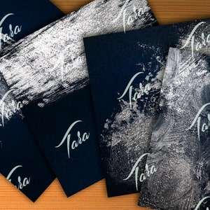 Digital Paper Pack SILVER Distressed,silver Blue Texture Background ...