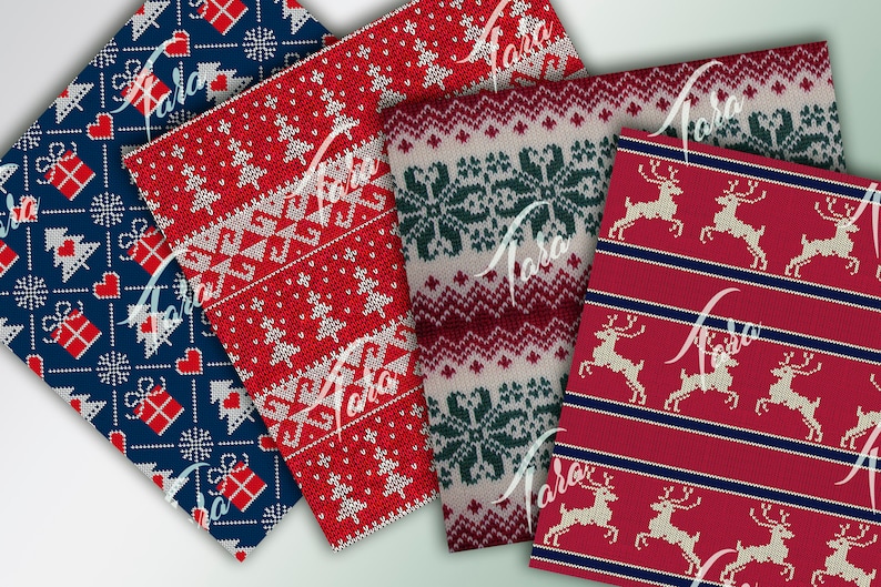 Digital Paper NORDIC KNITTED Sweaters,knitted Texture,sweaters ...