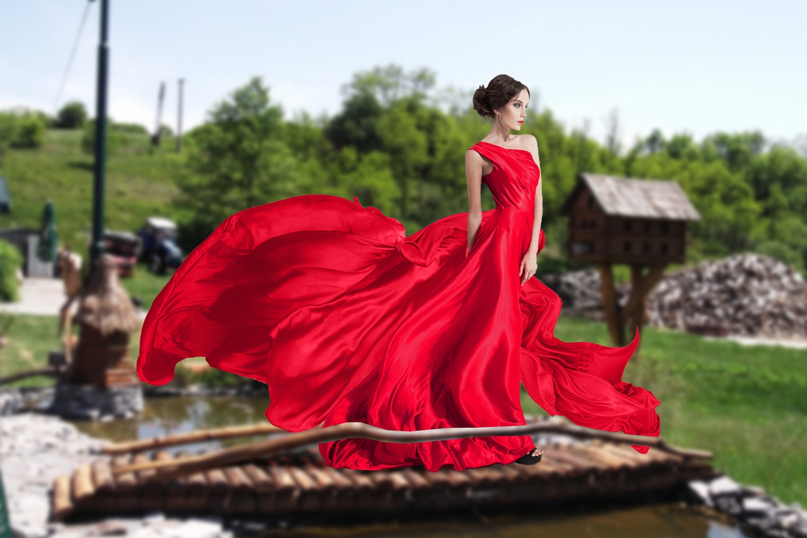 50 Red FLYING FABRIC Photoshop Overlays,flying Silk Cloth,flowing Cloth ...