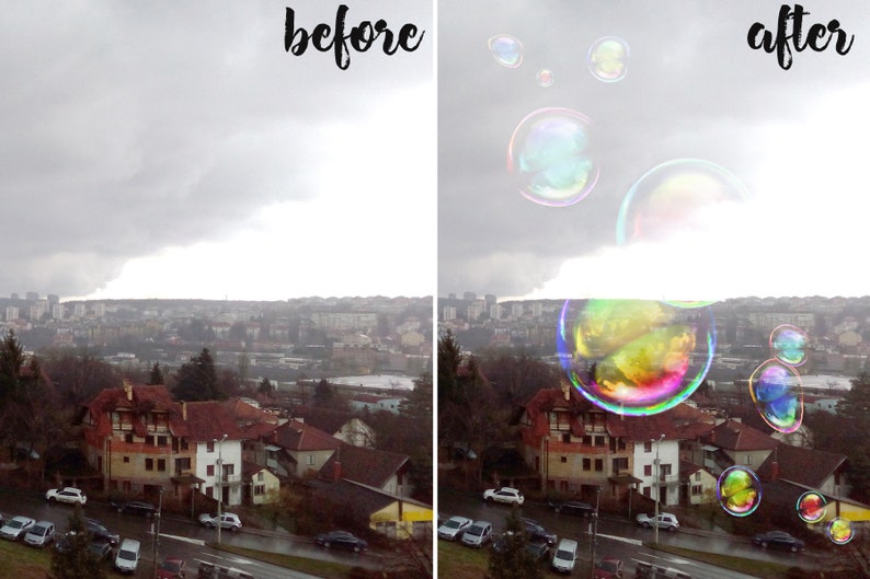 60 BUBBLES Photoshop Overlays,wedding & Kidds Photography Bubbles ...