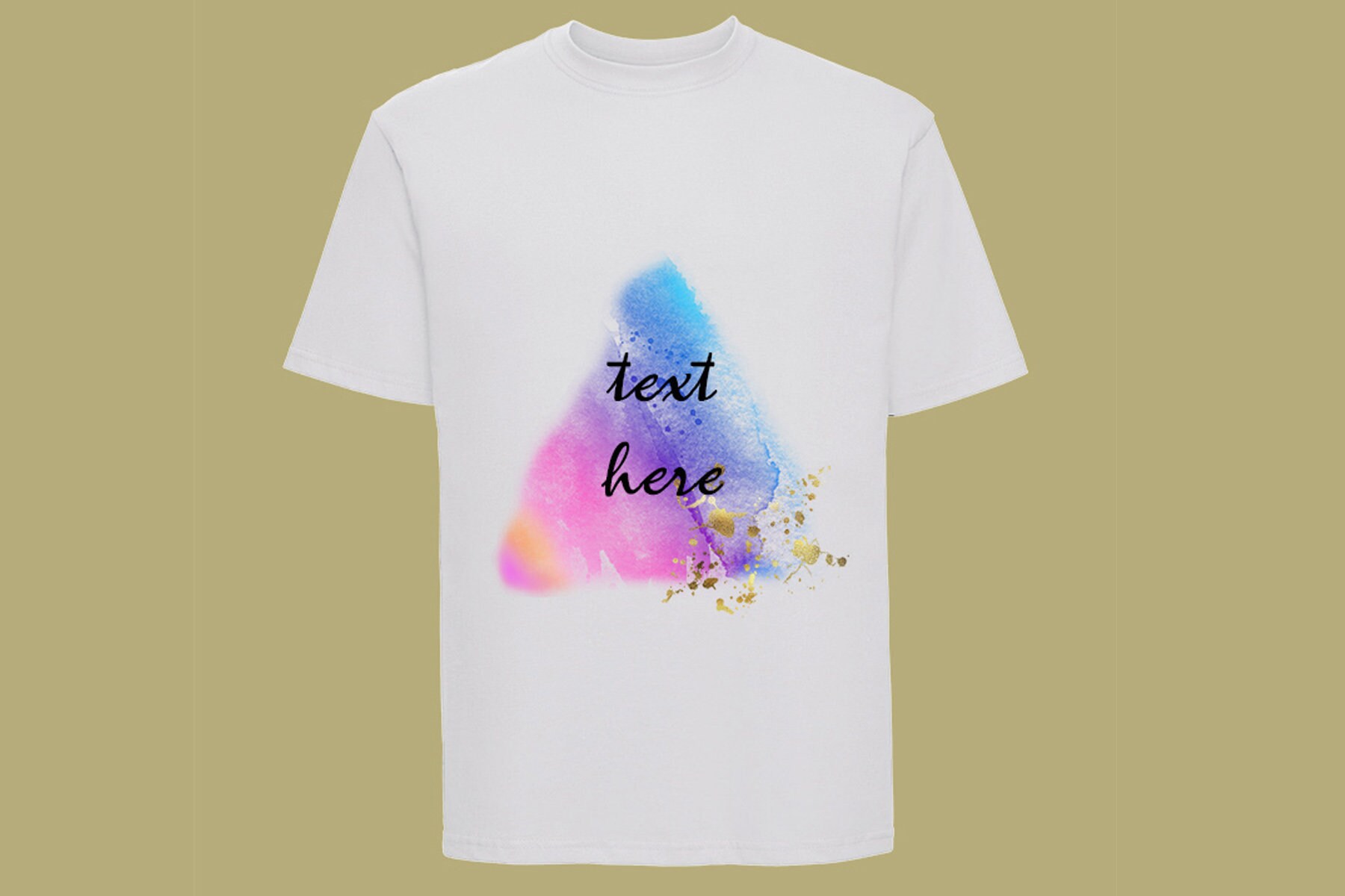 Digital WATERCOLOR Triangles,rainbow Ombre Watercolor Paint Brush ...