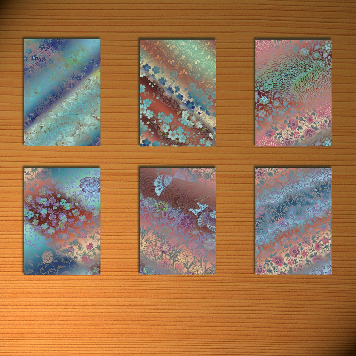 Digital Paper ASIAN Styleprintable 5x7 - Etsy