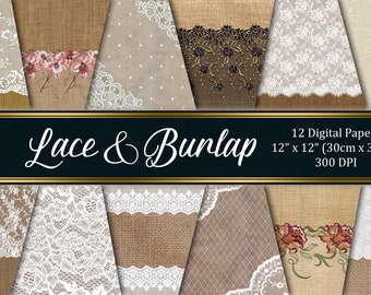 Lace Scrapbook Paper - Etsy