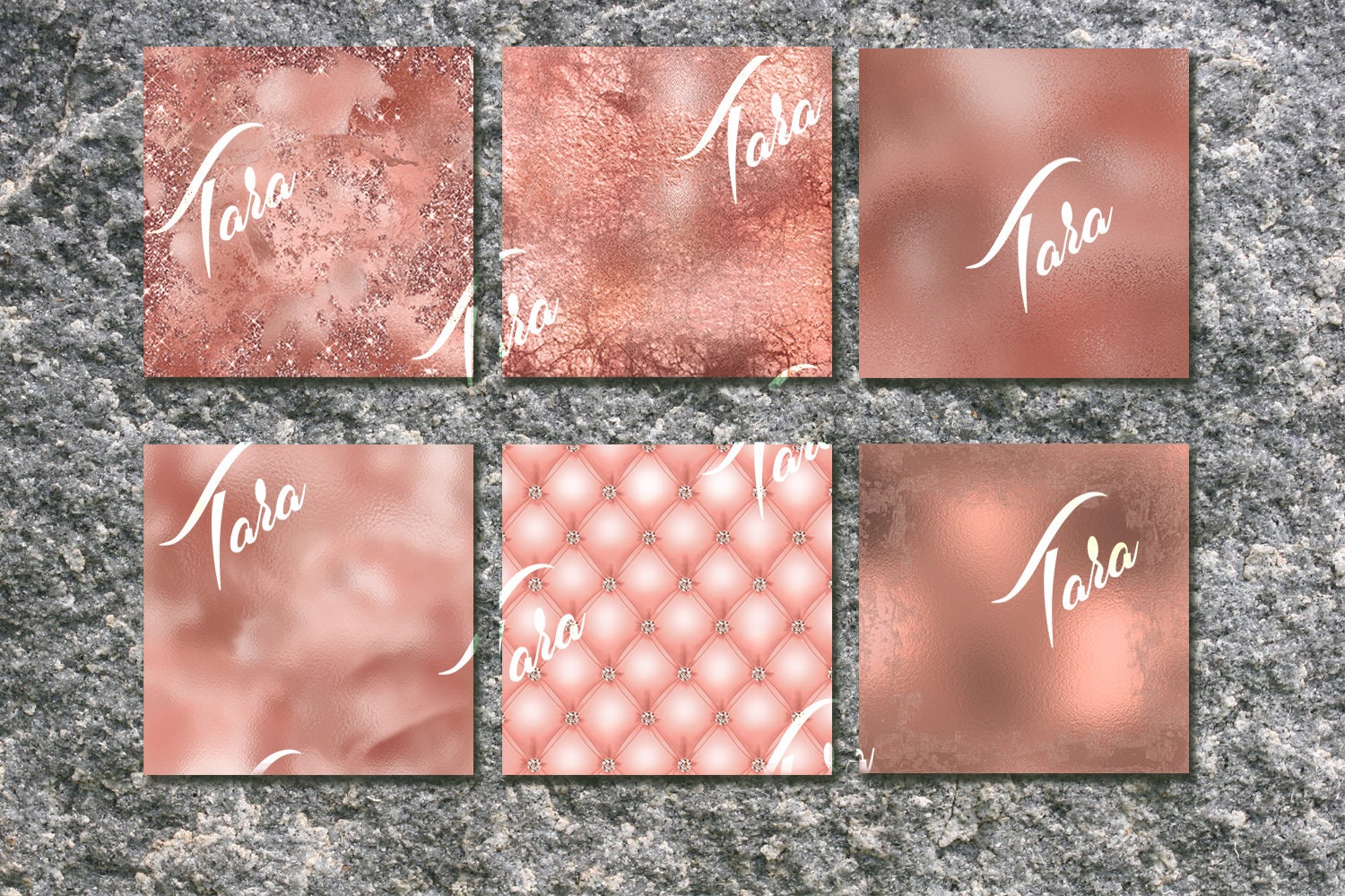 Digital Paper Pack LUXURY ROSE Gold,rose Gold Foil Glitter Background ...