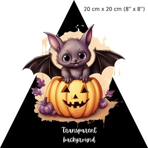 Halloween CUTE BATS Clipart,bat Clipart,watercolor Bat Clipart,pumpkin ...