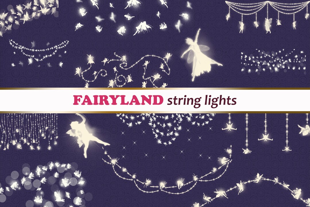 Digital Clipart Fairyland,sparkling Fairy Wedding Digital Overlay Png ...