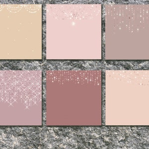 Digital Paper BLUSH FAIRY Lights,blush and Rose Gold Lights,blush ...