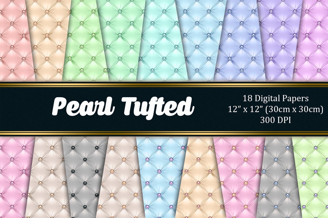 Digital Paper PEARL Tufted,tufted Digital Paper Textures,upholstery ...