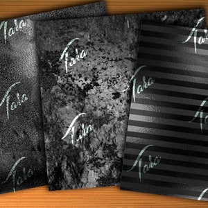 Digital Paper Pack LUXURY Black,black Foil Glitter Background,printable ...