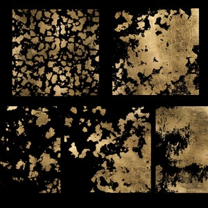 Digital GOLD FLAKES Overlays,gold Foil Texture,gold Flake Clipart,png ...