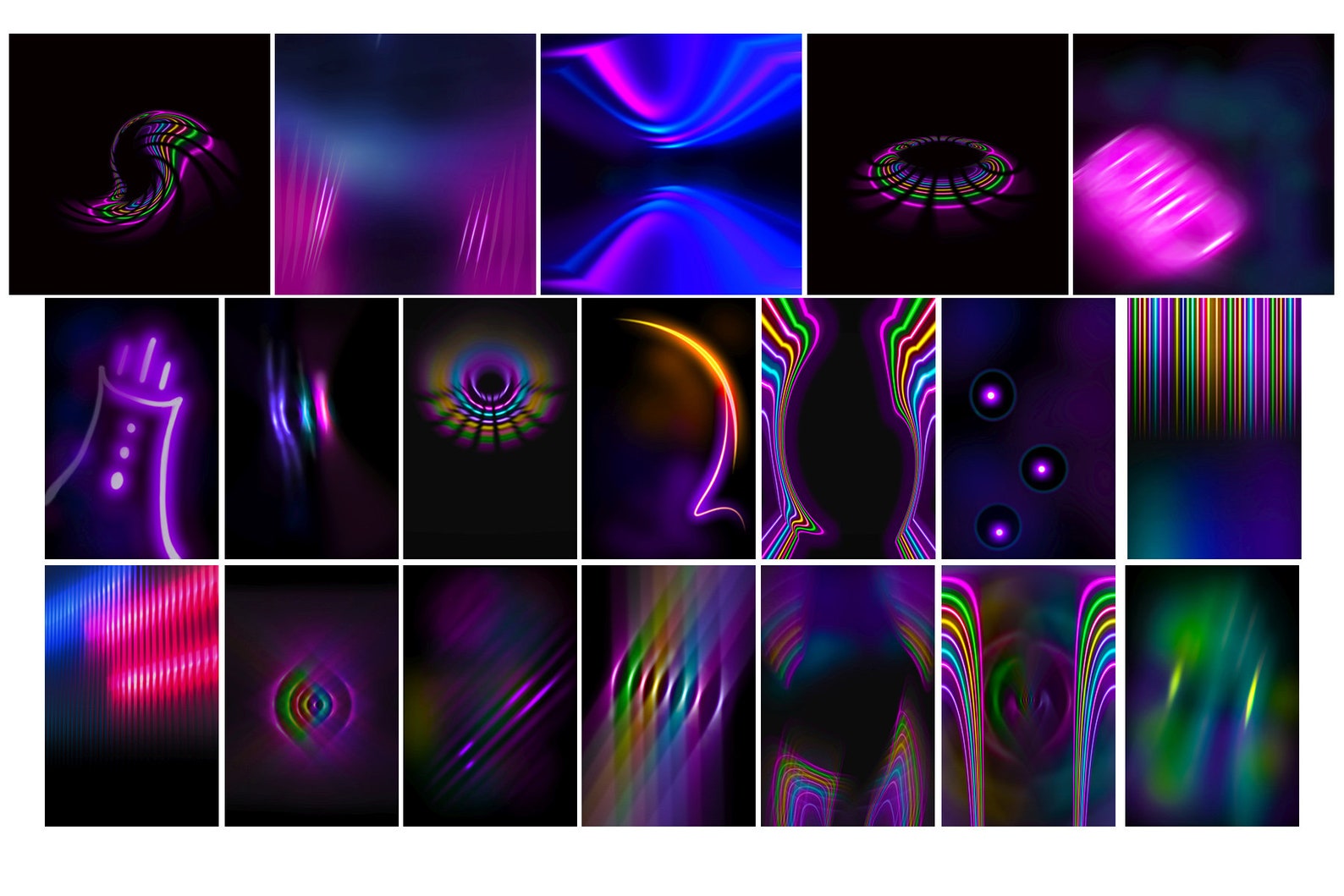 45 NEON Photoshop Overlays, Neon Lights, Photoshop Effects, Neon Flares ...