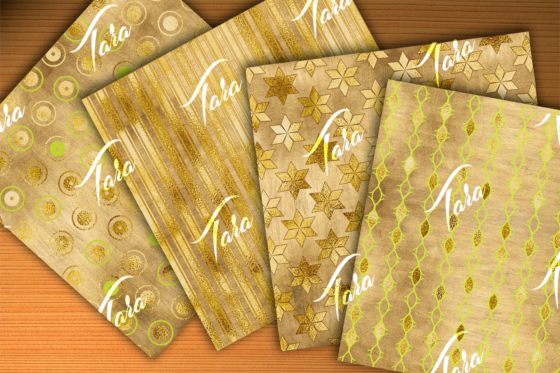 Gold Foil Digital Paper Pack GOLDEN Boomabstract Digital - Etsy