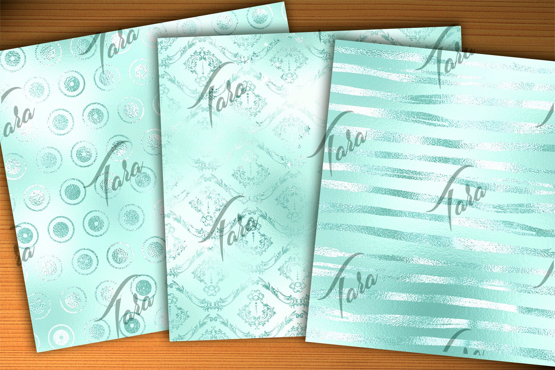 Digital Paper Pack BLUE Glam,blue Foil Glitter Background,birthday ...