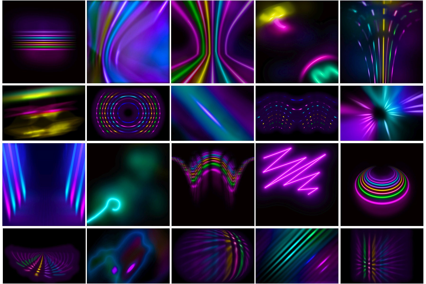 45 NEON Photoshop Overlays, Neon Lights, Photoshop Effects, Neon Flares ...