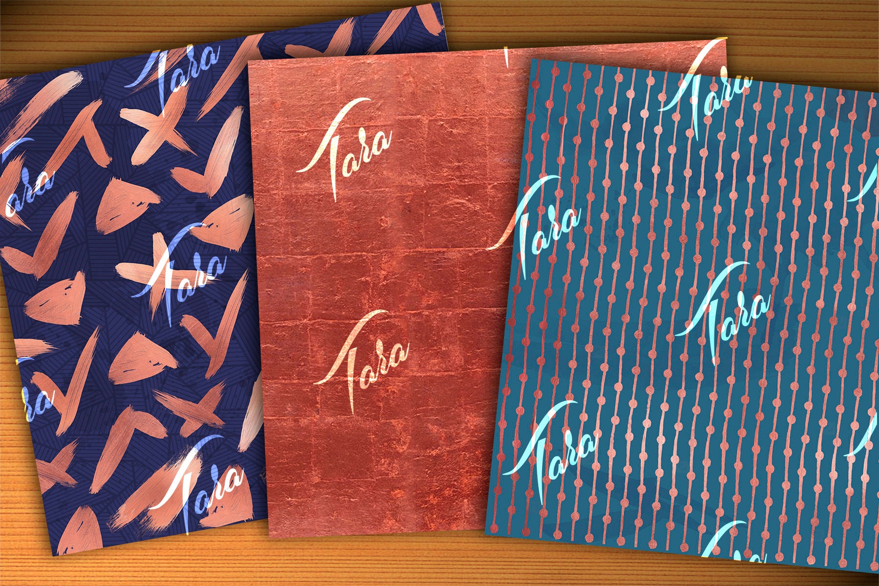 Gold Foil Digital Paper Pack ROSE GOLD Fantasy,abstract Digital Paper ...