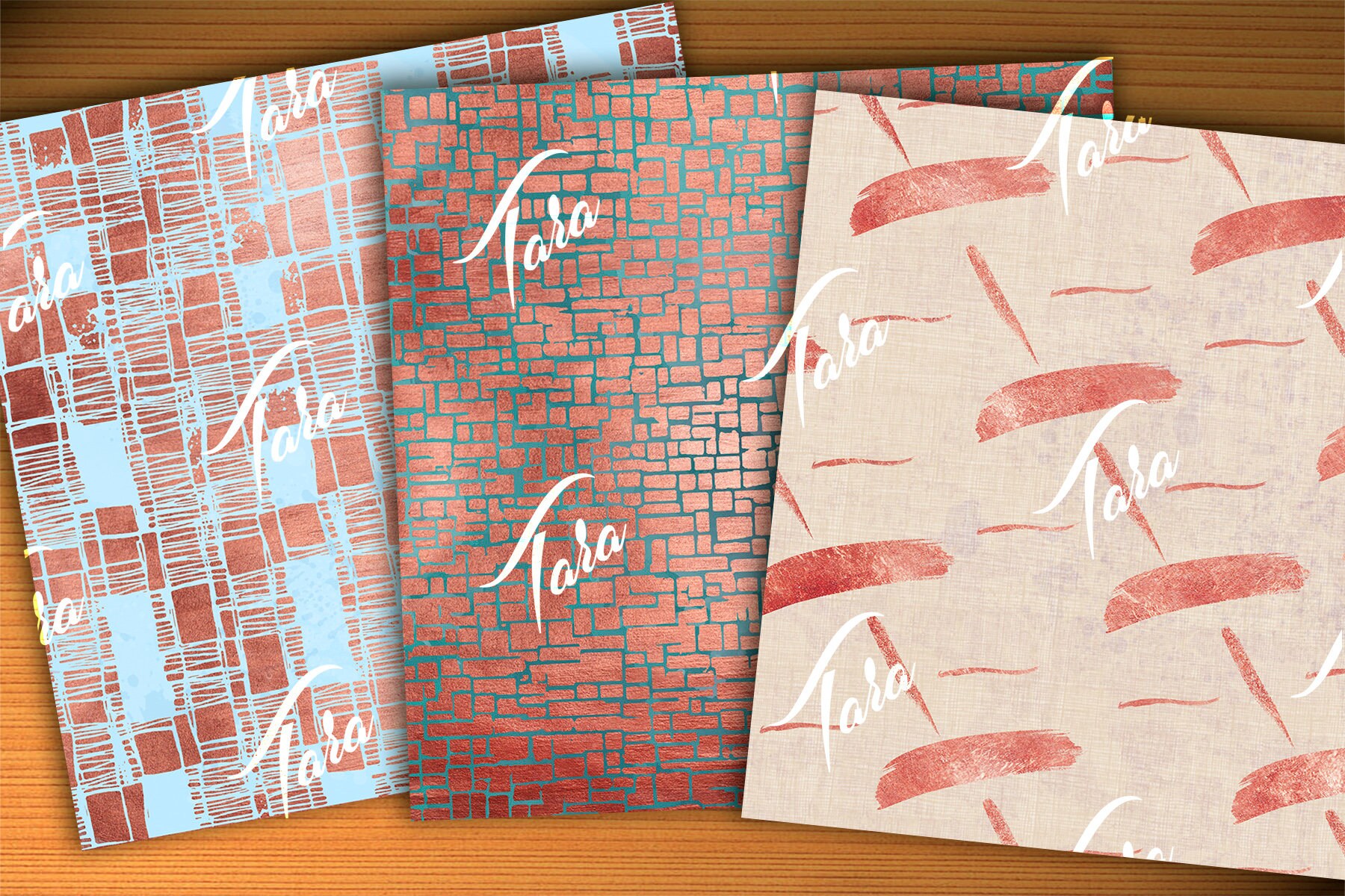 Gold Foil Digital Paper Pack ROSE GOLD Fantasy,abstract Digital Paper ...