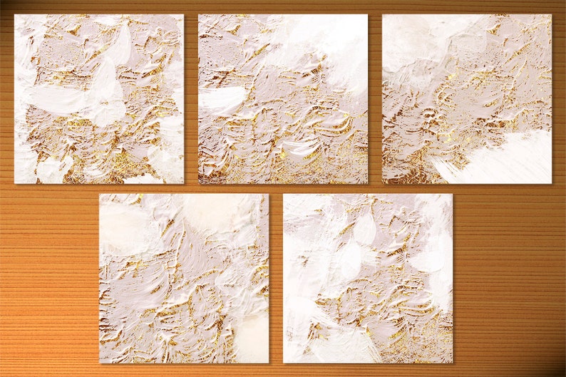 Digital Paper Pack BEIGE PAINT Collectionbeige Gold Painting - Etsy