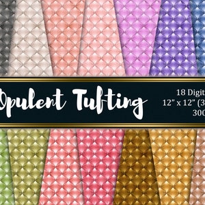 Digital Paper OPULENT Tufting,tufted Digital Paper Textures,upholstery ...
